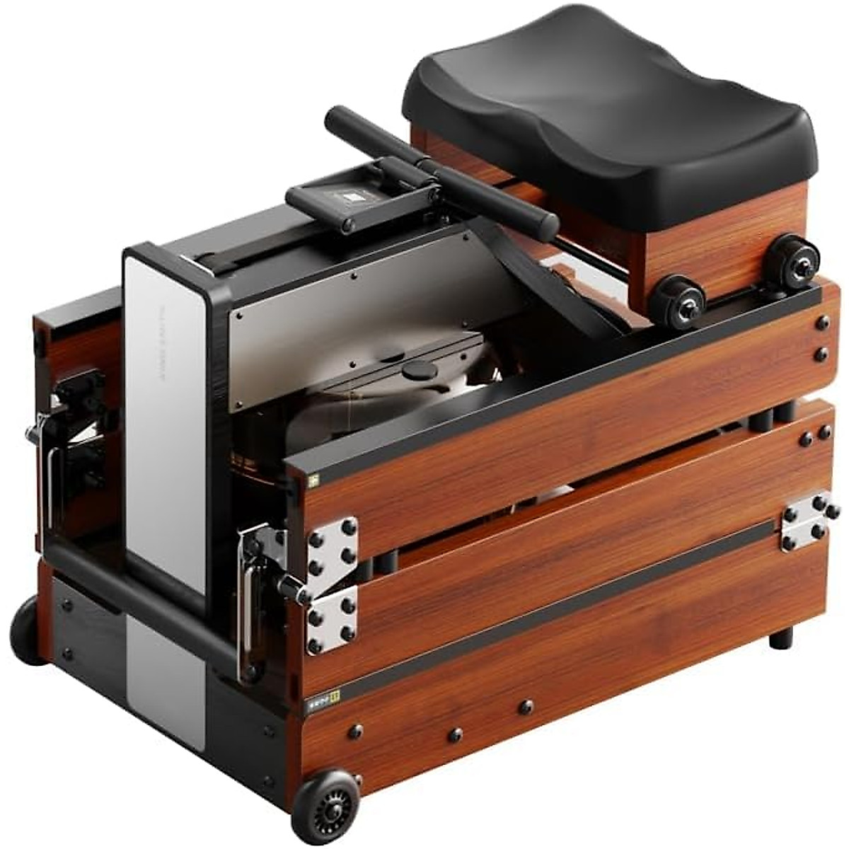 KINGSMITH WR1 Foldable Water Rowing Machine Patented 3-Fold Technology, Full Body Workout, Low-Impact, Digital Display