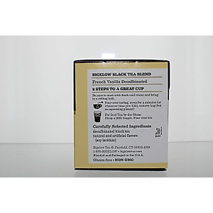 Bigelow Tea Decaffeinated French Vanilla Bag, 1.28 oz, 20 ct