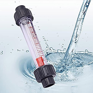 LZB - 15 Plastic Tube Flowmeter Liquid Rate Gauge High Accuracy Alkali Resistant Liquid Meter (5-50mL/H)