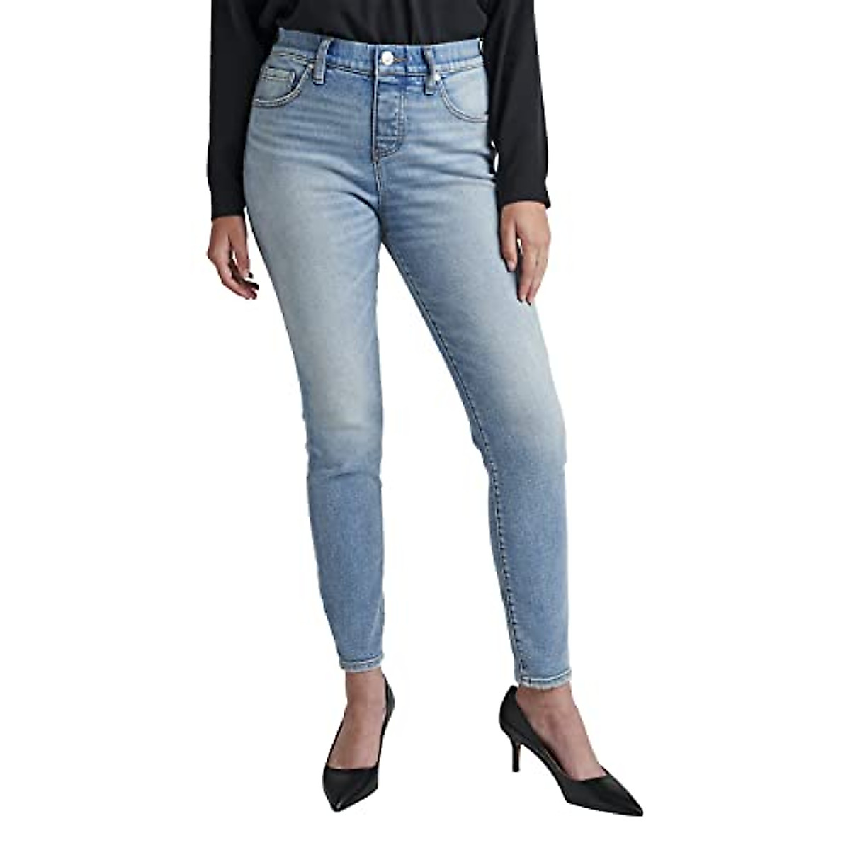 JAG Jeans Women's Valentina High Rise Skinny Pull-on Jeans-Legacy, Los Angeles, 14