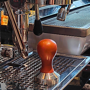 Coffee Tamper Espresso Hand Press With Stainless Steel 304 Coffee Tamper 51MM,Tamper Mat Latte Art Stencil Set