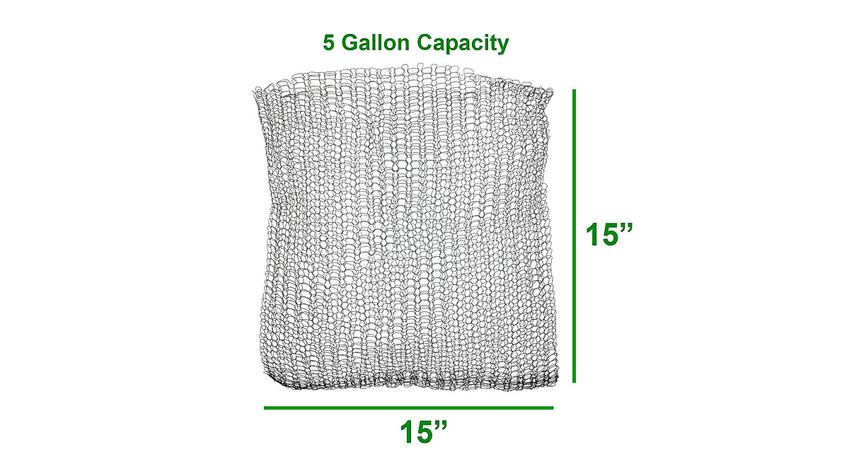 GIFTEXPRESS 4pc 5 Gallon Gopher and Vole Wire Baskets, Gopher Wire Mesh ...