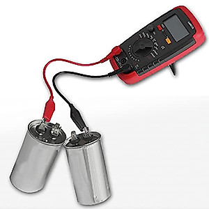 Digital Capacitance Meter, Multimeter Professional Capacitor Tester, 0.1pF-20,000uF Capacitor Tester, 9 Files Battery Powered Capacitor Meter Tester with 6013L LCD Display