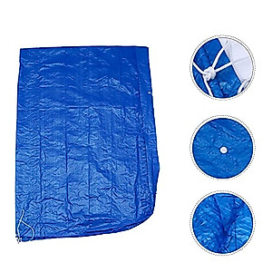 INOOMP Swimming Pools Cover Inflatable Swimming Pool Dust Cover for Garden Outdoor