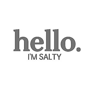 CafePress Hello I'm Salty Mug Ceramic Coffee Mug, Tea Cup 11 oz
