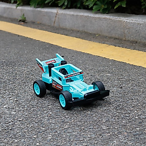 EXBONZAI RC Cars Remote Control Car 2.4G RC Drift Car 1/18 RC Buggy All Terrain RTR 4WD Birthday Gift Ideas for 3-12 Year Old Boys and Adults (Blue)