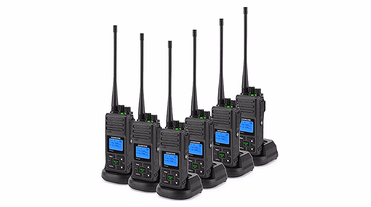 SAMCOM FPCN30A Two Way Radios Long Range 5 Watts Walkie Talkies for ...