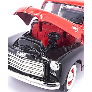 ROAD SIGNATURE 92648 Scale 1:18 1950 GMC Pick Up, Red/Black