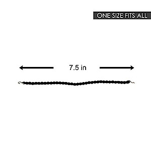 5 Black Military Boot Bands - Blousing Boot Straps Military Grade for USMC, Air Force, Army and More; Straps to Make Your Pants Tight Against Your Boots; Boot Bands Military Standard Size 7.5