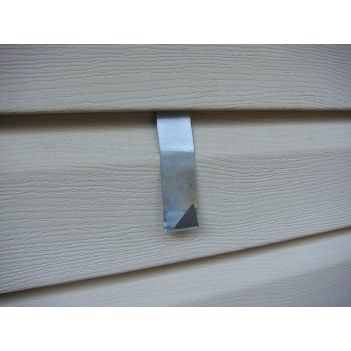 Set of Three (3) Long Length 2.5 Inch Long Amish Handmade Galvanized Siding House Hook Decor Hanger.