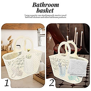 Zerodeko Portable Shower Caddy Basket: 2Pcs Toiletry Organizer Bin with Handles for Bathroom Kitchen Garden Cleaning Supplies