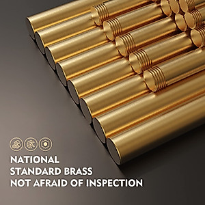 Matte Black Bathroom Faucet,Yundoom 4 Inch Centerset Bathroom Faucet,Waterfall Bathroom Faucet,2 Handle Bathroom Faucet for Sink 3 Hole,360 Degree Swivel Spout Bathroom Sink Faucet with Pop Up Drain