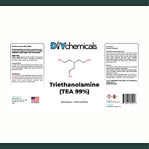 DIYChemicals | Triethanolamine 99% | 1 Pint (16 fl oz)