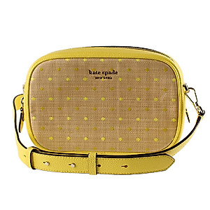 kate spade new york Astrid Dot Medium Camera Crossbody Bag - Yellow Multi