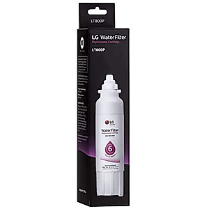 LG LT800P- 6 Month / 200 Gallon Capacity Replacement Refrigerator Water Filter (NSF42 and NSF53) ADQ73613401, ADQ73613408, or ADQ75795104 , White