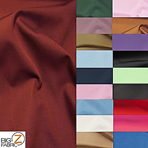 Hospital Uniform Heavyweight Solid Poly Cotton Fabric by The Yard (P176) Protective Scrubs Clothing Garments Decor (Royal Blue)