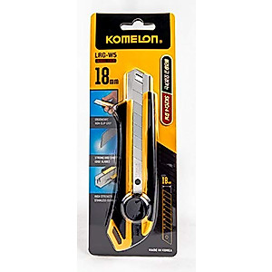 Komelon 18mm Wheel Lock Utility Knife