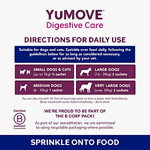 Yudigest Lintbells Plus Probiotics Digestive Support for Dogs 6 Sachets