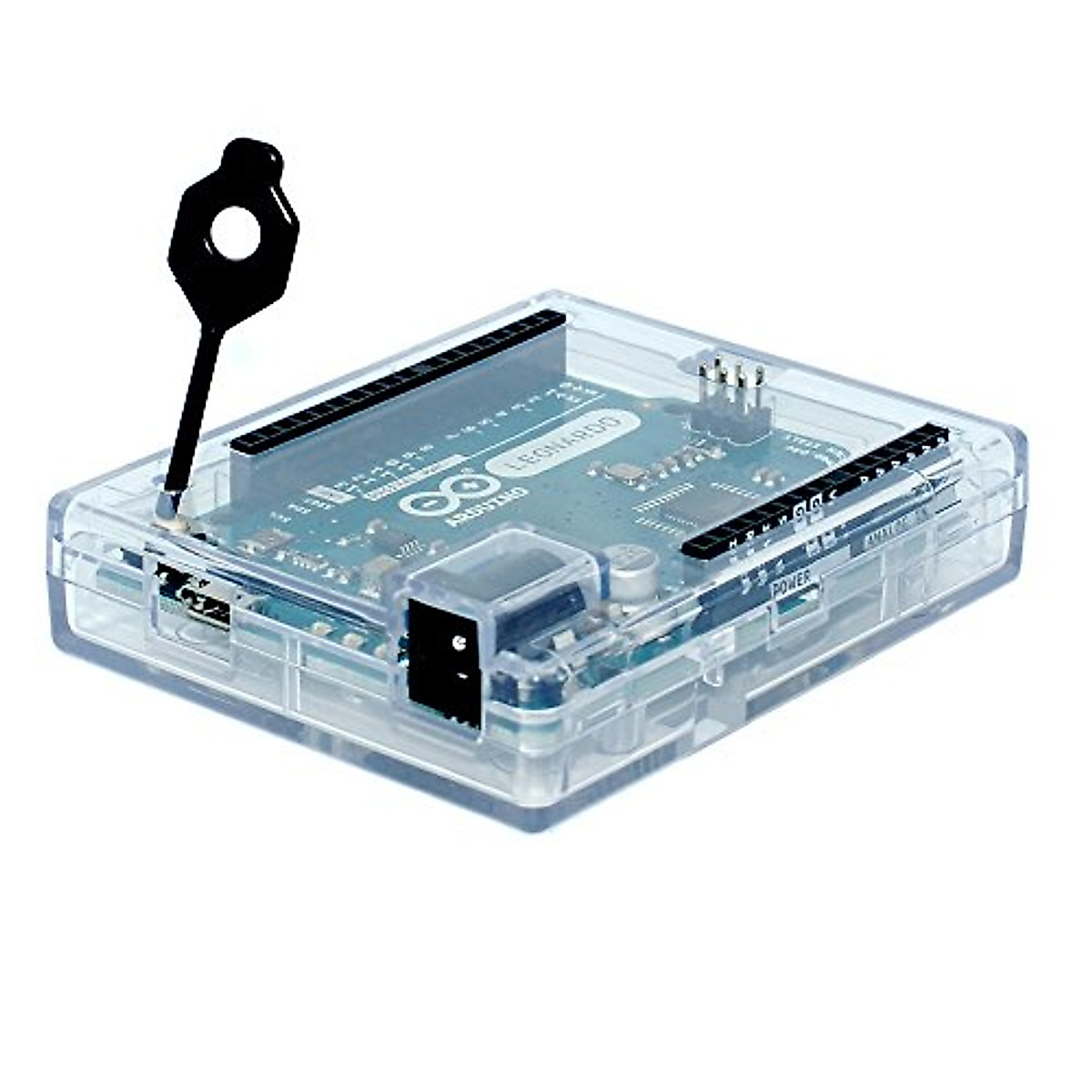 Premium Transparent Case for ARDUINO Leonardo RoHS Compliant