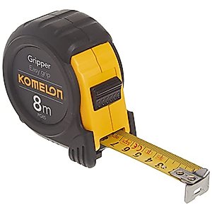Komelon PG85 8m by 25mm Metric Gripper Tape, Black