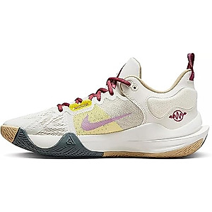 Nike Men's Giannis Immortality 2 Athletic Basketball Shoes (Sail Smoke Gray Yellow) US Size 9