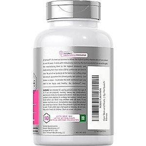 Horbäach Hair Skin and Nails Vitamins | 300 Softgels | with Biotin and Collagen | Infused with Argan Oil and Coconut Oil | Non-GMO, Gluten Free Supplement