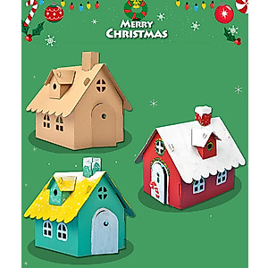 DIY Miniature House Kit, Build & Paint Dollhouse, Arts and Crafts Birthday Gifts for Kids Boys and Girls Age 3-12 (Moore's House)