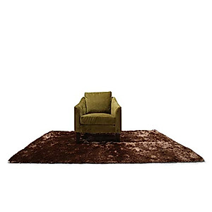 Gold Sparrow Comfort Area Rug, 5' x 8', Coffee