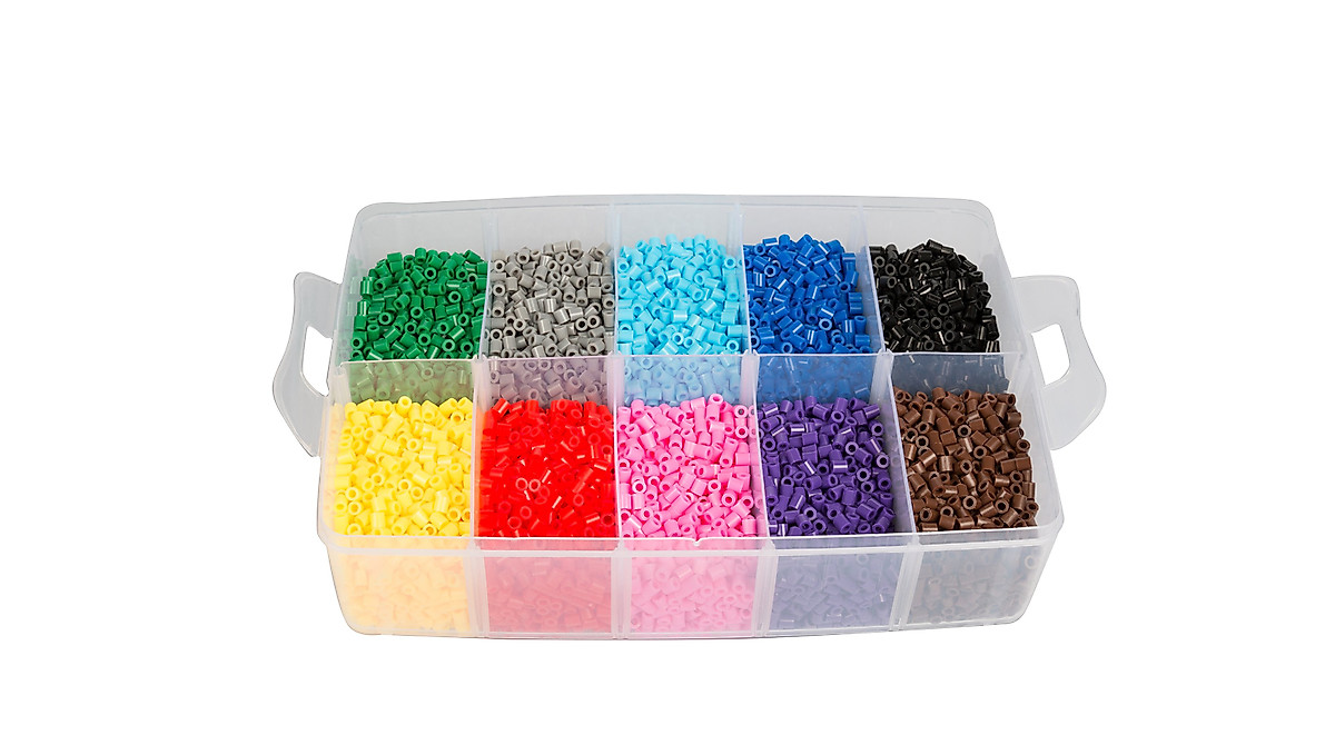 Create Art with 20,000 Piece Fuse Bead Kit - Glow-in-the-Dark & More