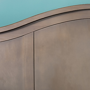 Child Craft Cottage Arch Top 4-in-1 Convertible Crib, Baby Crib Converts to Day Bed, Toddler Bed and Full Size Bed, 3 Adjustable Mattress Positions, Non-Toxic, Baby Safe Finish (Dusty Heather)