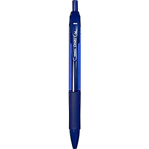 Zebra Pen Orbitz Gel Retractable Rollerball Pen, Medium Point, 0.7mm, Blue Ink, 12-Count