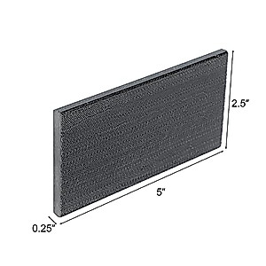 LukLoy Swivel Rocker Patio Chair Spring Plate Replacement Parts 2.5" X 5" Universal Fiberglass Patio Chairs Swivel Rocking Chair Parts - 2 Pack