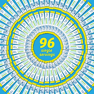 Wyler's Light Singles To Go Powder Packets, Water Drink Mix, Lemonade, 12 Boxes, 8 Servings per Box, 96 Total Servings