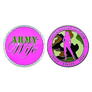 Army Wife Camo Coin