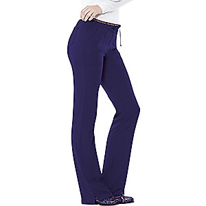 HeartSoul Break on Through Women Scrubs Set Shaped V-Neck Top 20710 & Drawstring Pant 20110 (Grape M/M)