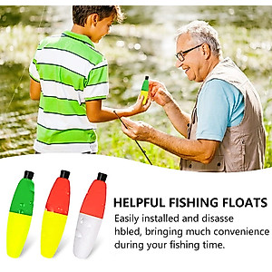 Yonihawk Foam Cigar Peg Floats,Fishing Corks Slip Bobbers Santee Float for Catfish Crappie