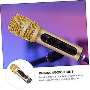 Vaguelly 1 Set microphone portable mic wireless mics microfono para niños micrófono micrófono con cable condenser Mic for Living Singing capacitance player speaker supplies c11