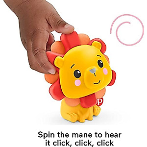 Fisher-Price Busy Buddies Gift Set Jungle Animal Infant Activity Toys with Sensory Details for Baby Ages 6 Months and Older