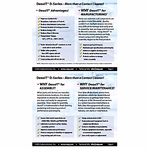 DeoxIT D5S-6 Spray, More Than A Contact Cleaner, 142g, Low-Med-High Valve, Pack of 1