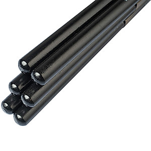 Mulucky 5A Drum Sticks Classic Maple Wood Drumsticks With Carrying Bag - 3 Pair Pink