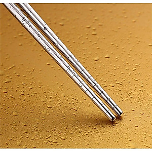 Extra Long 14 Inch Hot Pot Chopsticks,Cooking,Frying,Noodle Chopsticks,Stainless Steel (4 pairs)