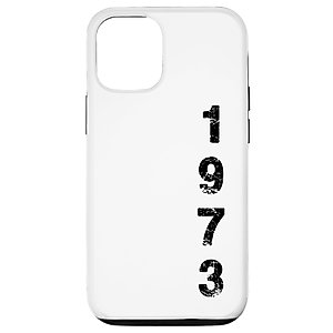 iPhone 13 Pro Roe Retro Distressed Text For Women Feminist White 1973 Case