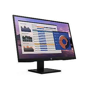 HP P27h 27-Inch G4 FHD (1920 x 1080) IPS Display Monitor 5ms 75hz Refresh Rate with DP HDMI VGA Inbuilt Speaker Low Blue Light Mode Vesa Mount Height Adjustable Mercury-Free Display