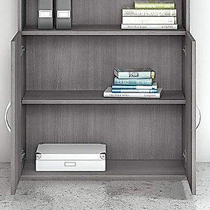 Bush Business Furniture Studio C Bookcase, Platinum Gray
