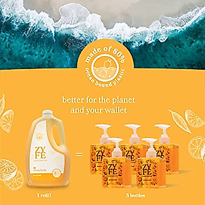 ZYFE Vitamin Hand Soap Refill & Rechargeable Automatic Soap Dispenser | Liquid Hand Soap | Natural Plant Derived Moisturizing Handsoap