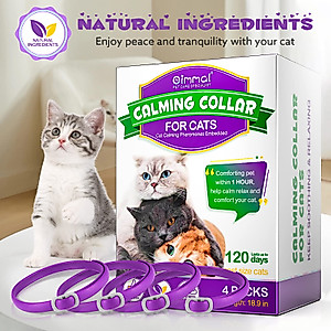 SBHEANGBA Calming Collar for Cats, Cat Calming Collar, All New Calming Pheromone Collar for Cats, Cat Pheromone Collar, Cat Calming Collar for Anxiety, Efficient Relieve Anxiety and Stress