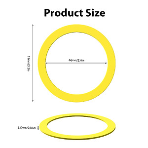 Flush Valve Seal for Kohler, 2 Pack Upgraded Silicone Material Toilet Replacement Tank Parts Canister Flush Valve Kit Gasket for K-GP1059291