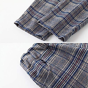 Boys 3Pcs Clothing Sets Long Sleeve Bowtie Shirts +Vest +Pants Casual Suit (Pink, 5_Years)