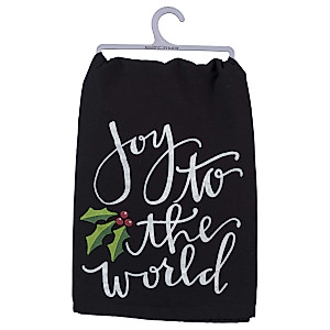 2 Piece Christmas Kitchen Towel Bundle, Merry Christmas and Joy to The World