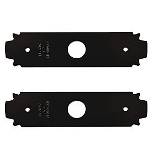 WETOOLPLUS WTA0075 8 Inch Reversible Heavy Duty Hardened Steel Edger Blade Replacement Compatible with Ryobi AC04215 (2 Pack)